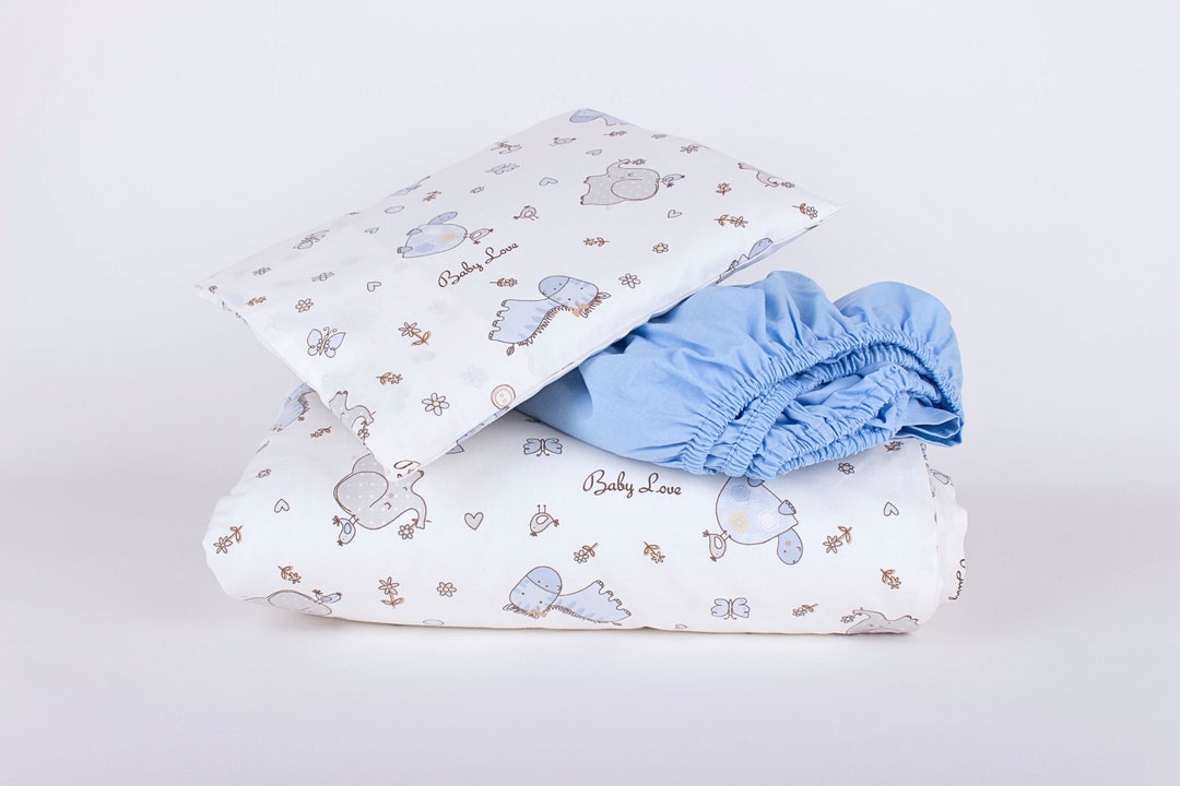 Baby Boy Sheets Set, Baby Boy Bedding Set, Soft Crib Bedding, Cotton ...