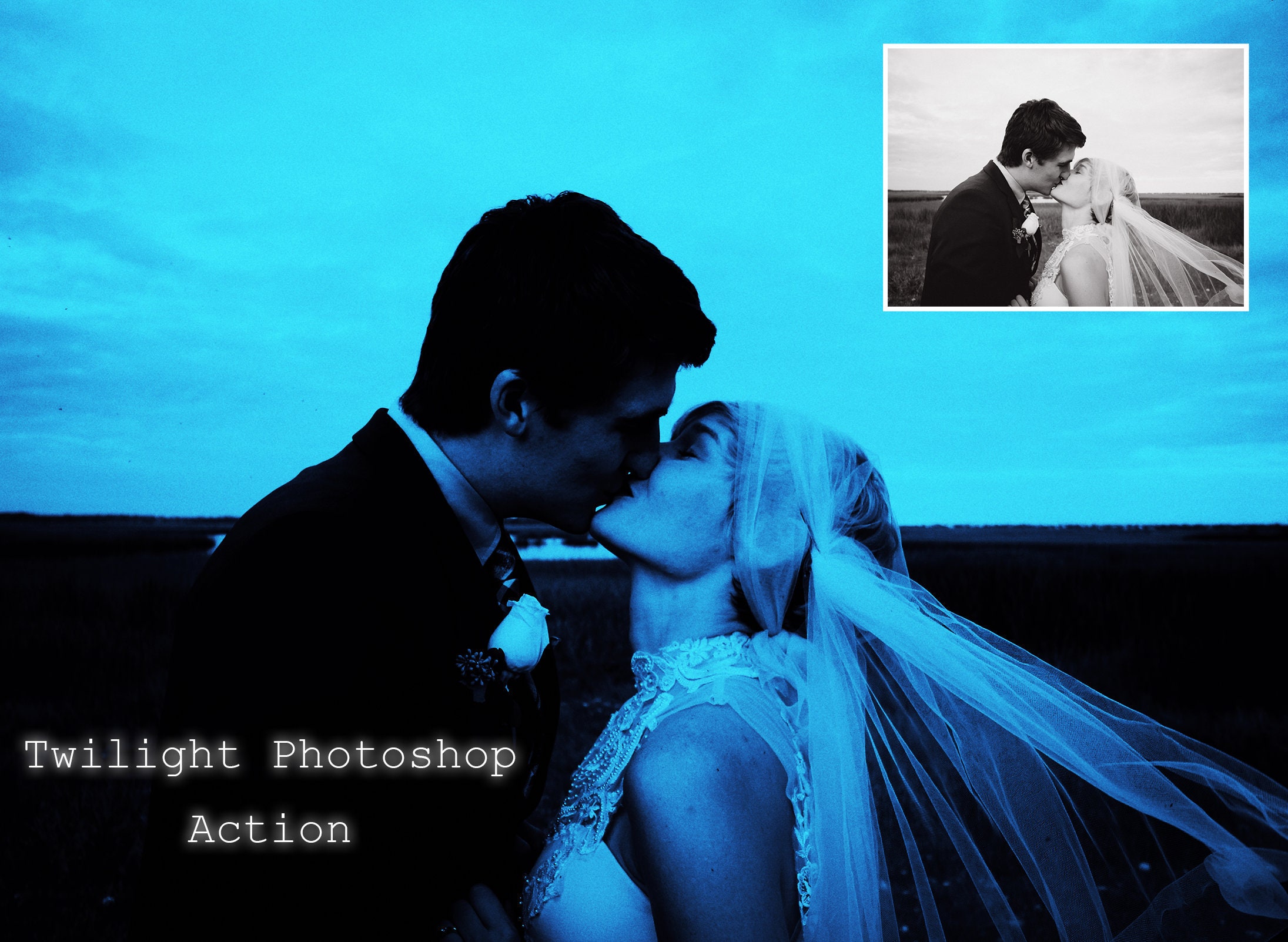 Turn off the Lights Photoshop Action. Instant Twilight Effect in ...