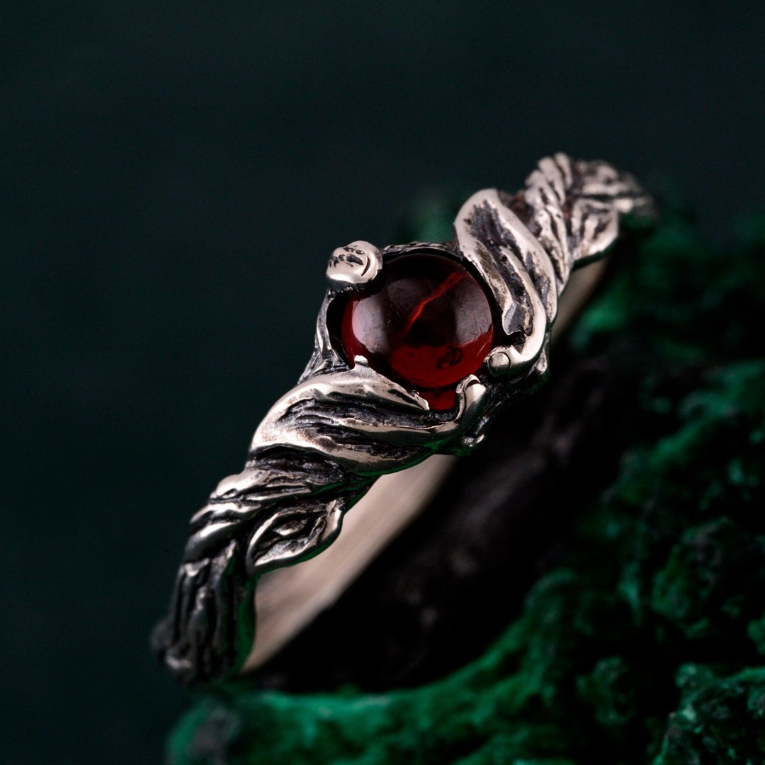 Woodland Promise Ring, Enchanted Forest Engagement, Nature Inspired ...