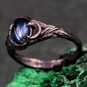 Moonlit Magic With Topaz in Sterling Silver — Personalized Engraved - Etsy