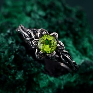 Enchanted Forest Ring, Woodland Whispers Ring, Blossom Twig Ring, Whimsical Vine Ring, Unique ...