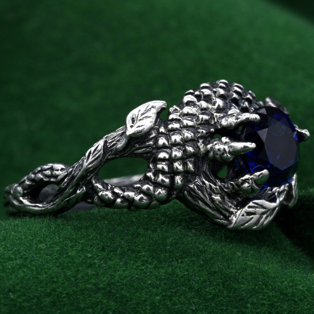 Serpentine Elegance Ring Mythical Scale Ring Scale of the - Etsy