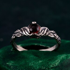 Woodland Promise Ring, Enchanted Forest Engagement, Nature Inspired ...