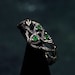 Women Silver Ring, Enchanted Forest Promise Ring, Mystic Woodland ...