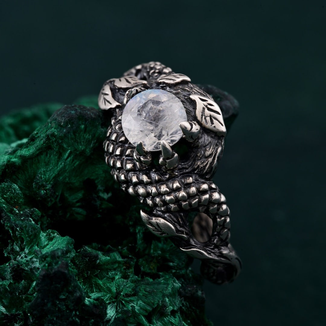Silver Dragon Armor Ring, Scale of the Dragon Ring, Dragon Scale Silver ...