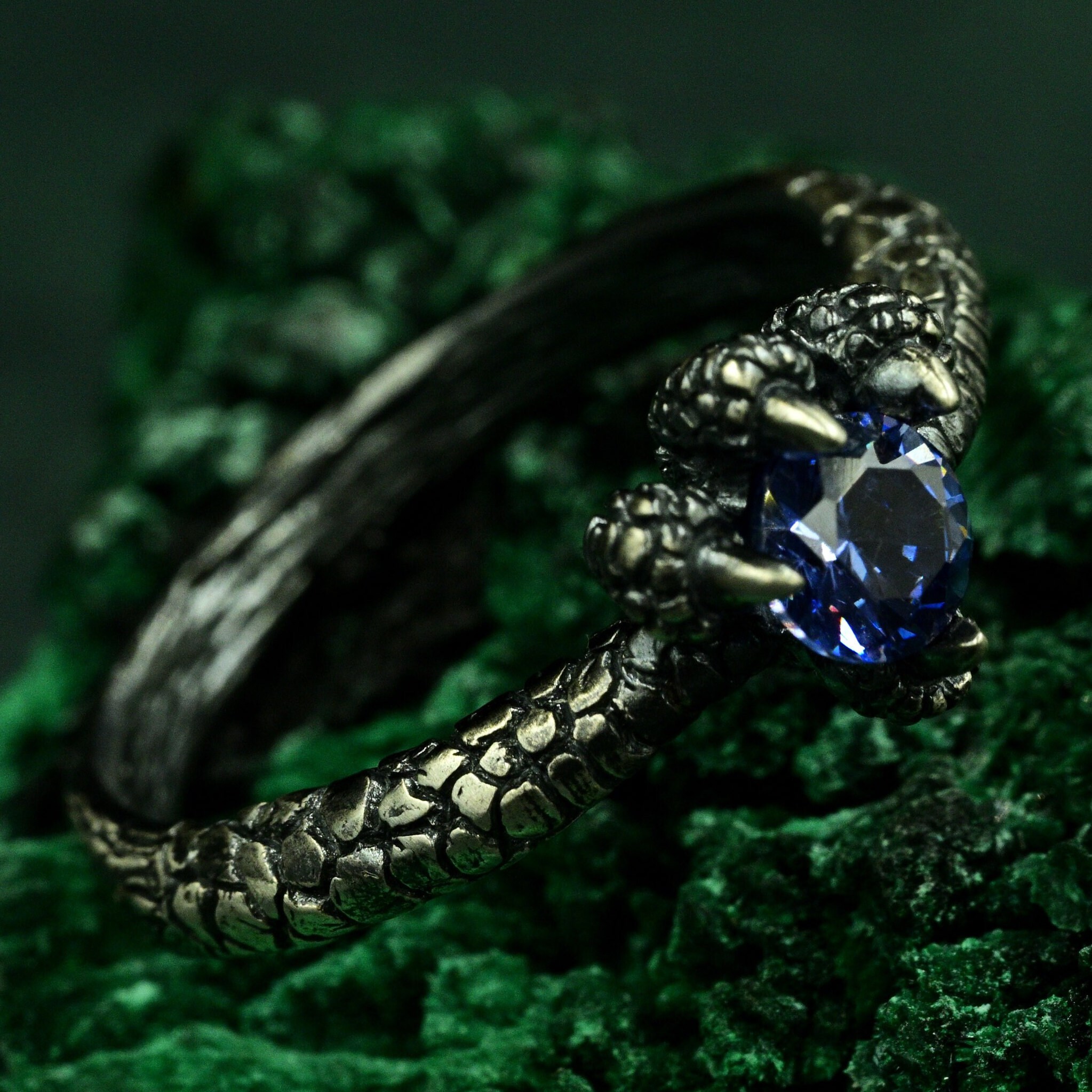 One-of-a-kind Dragon Claw Ring Intriguing Wyrm Talon Ring - Etsy