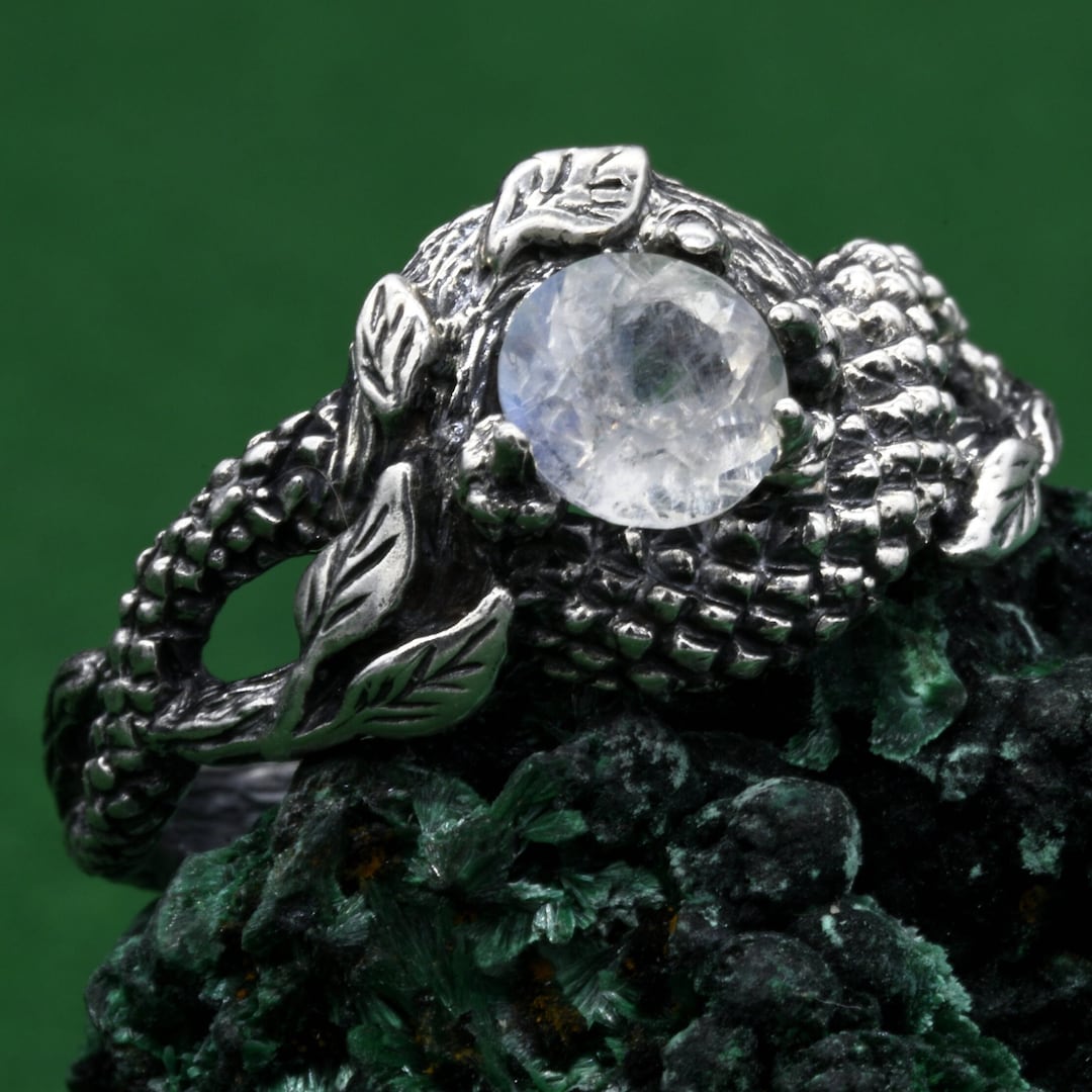 Scale of the Dragon Ring Dragon Scale Silver Ring Silver - Etsy