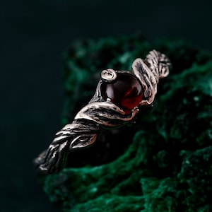 Woodland Promise Ring, Enchanted Forest Engagement, Nature Inspired ...