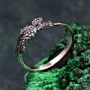 Handcrafted Pine Cone Ring - Elegant Sterling Silver Nature-inspired ...