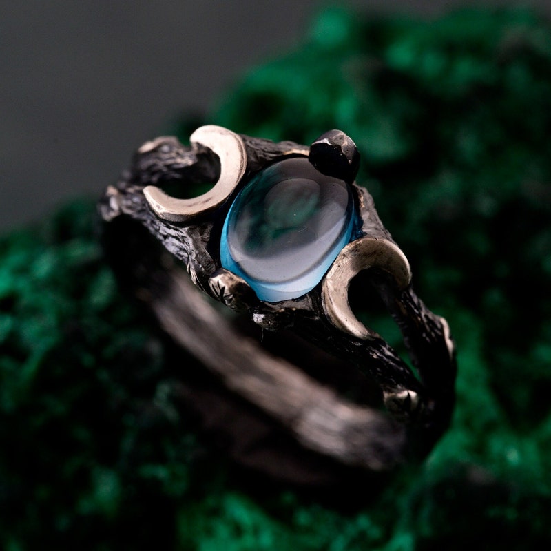 Moon Phase Ring - Etsy