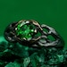 Forest Ring With Emerald, Ring of Natural Beauty, Ring With Branch and ...