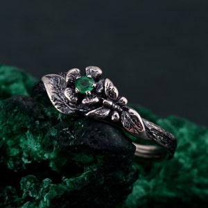 Enchanted Forest Silver Ring, Fairy Tale Leaf Design, Fantasy Forest ...