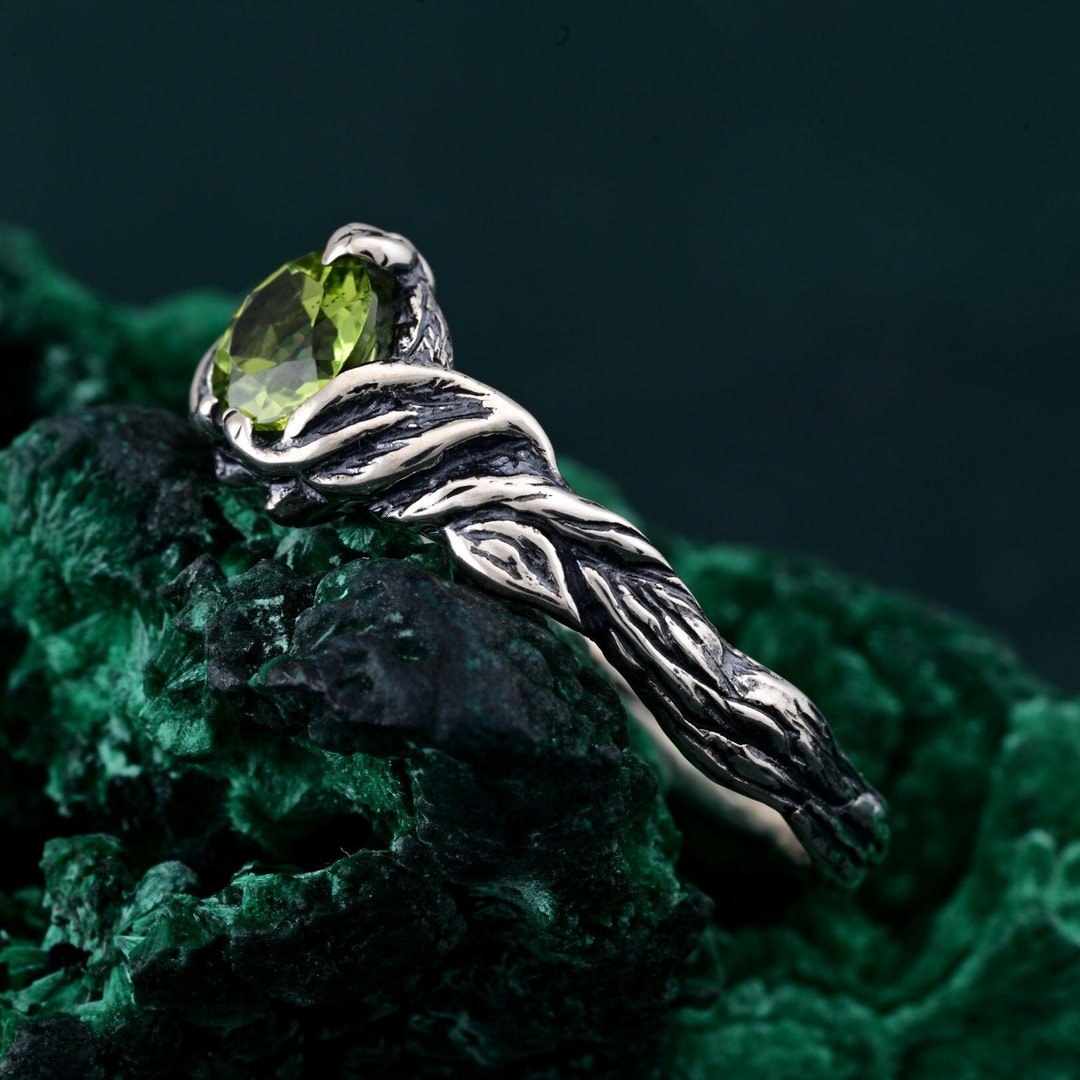 Rustic Elegance Twig Ring, Nature's Embrace Ring, Twig of Love Band ...