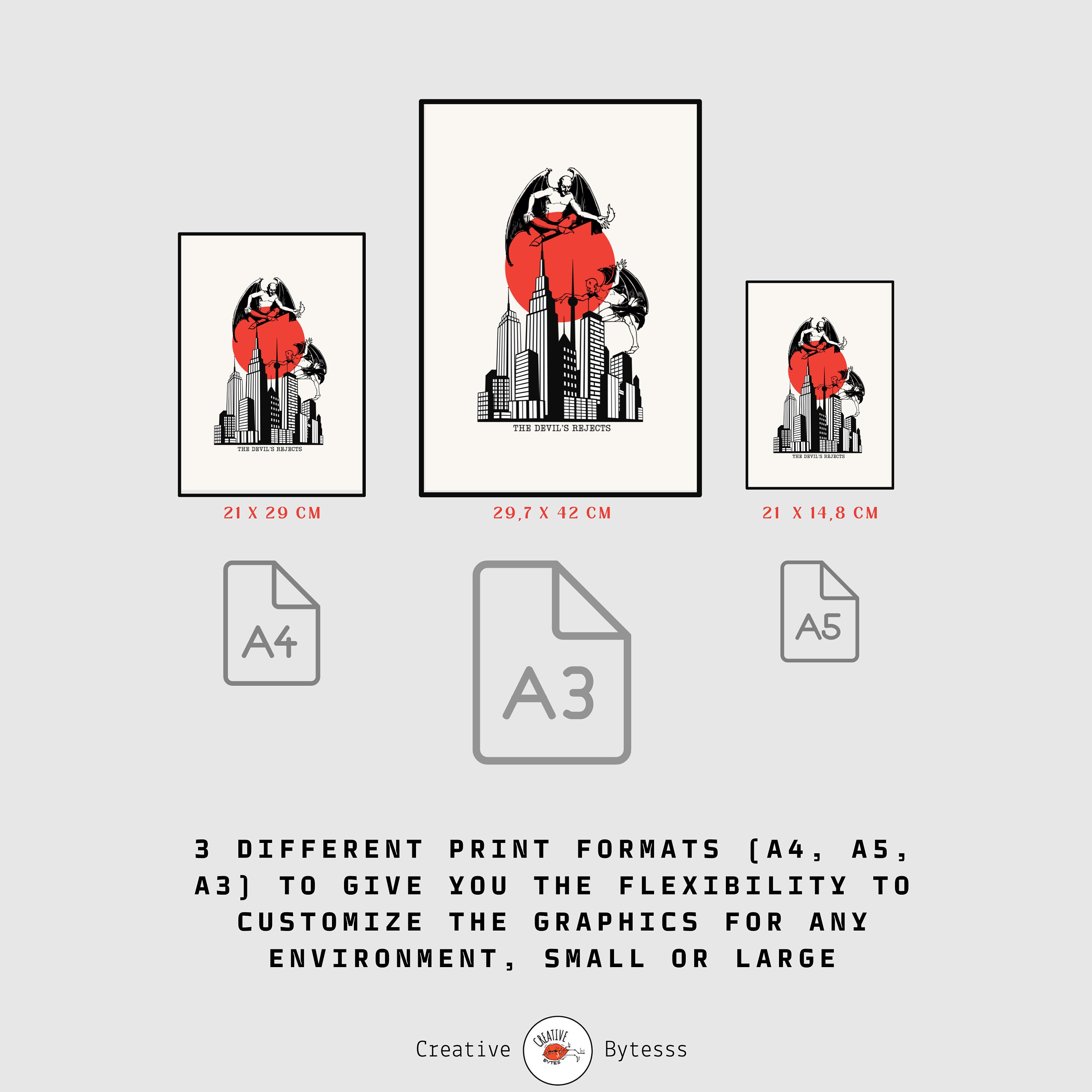 Inspired Horror Movie Printable Posters Digital Art Print - Etsy