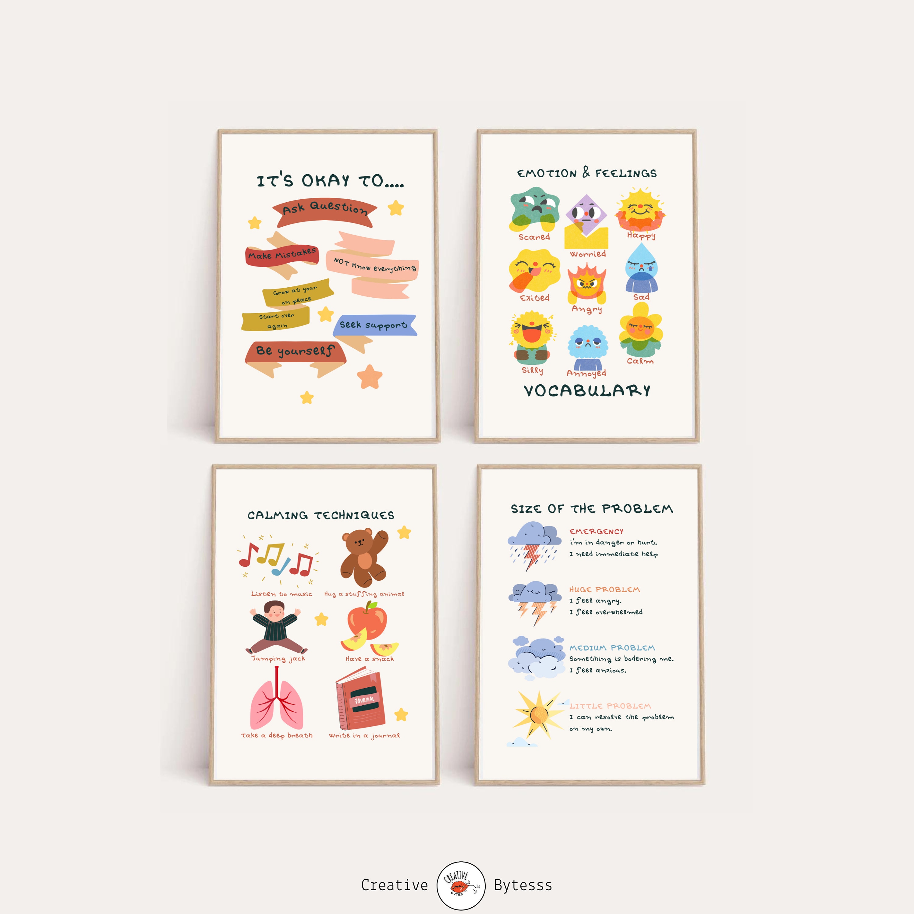 Emotional Regulation Printable Poster, Montessori Calming Corner ...