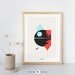 Death Star Modern Minimal Printable Poster, Star Wars Wall Art Print ...