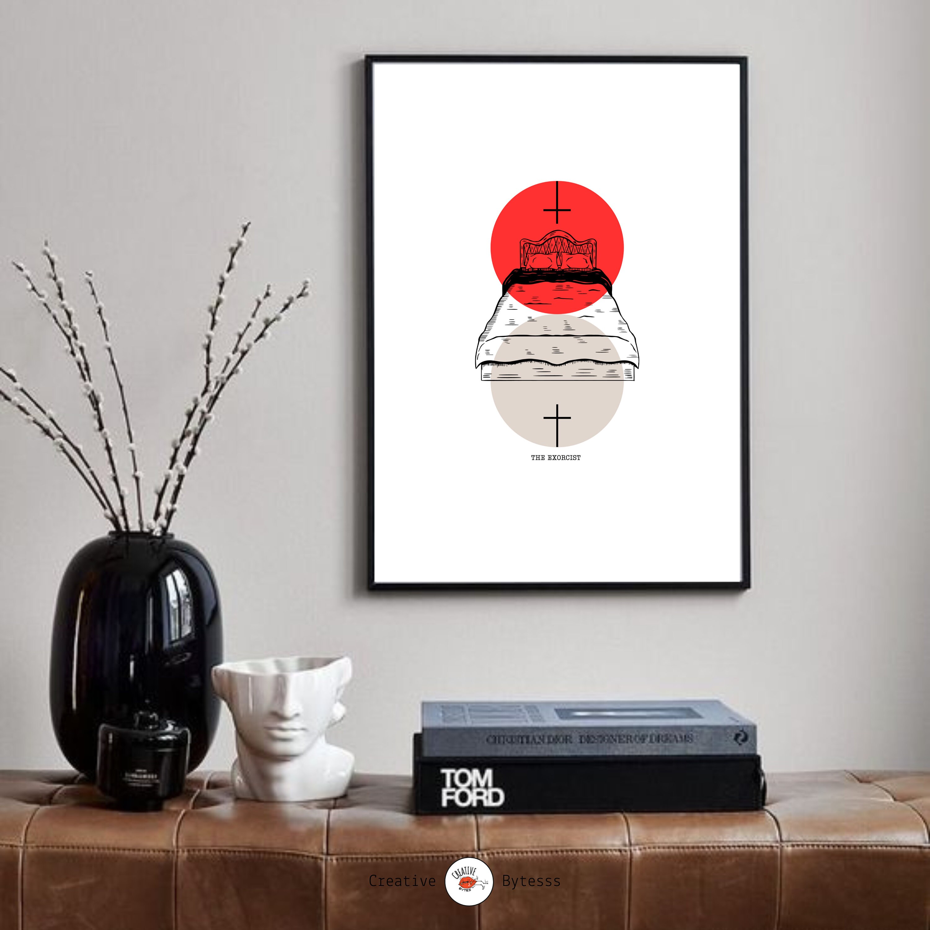 The Exorcist Movie Poster, Horror Movie Printable Posters, Digital Art ...