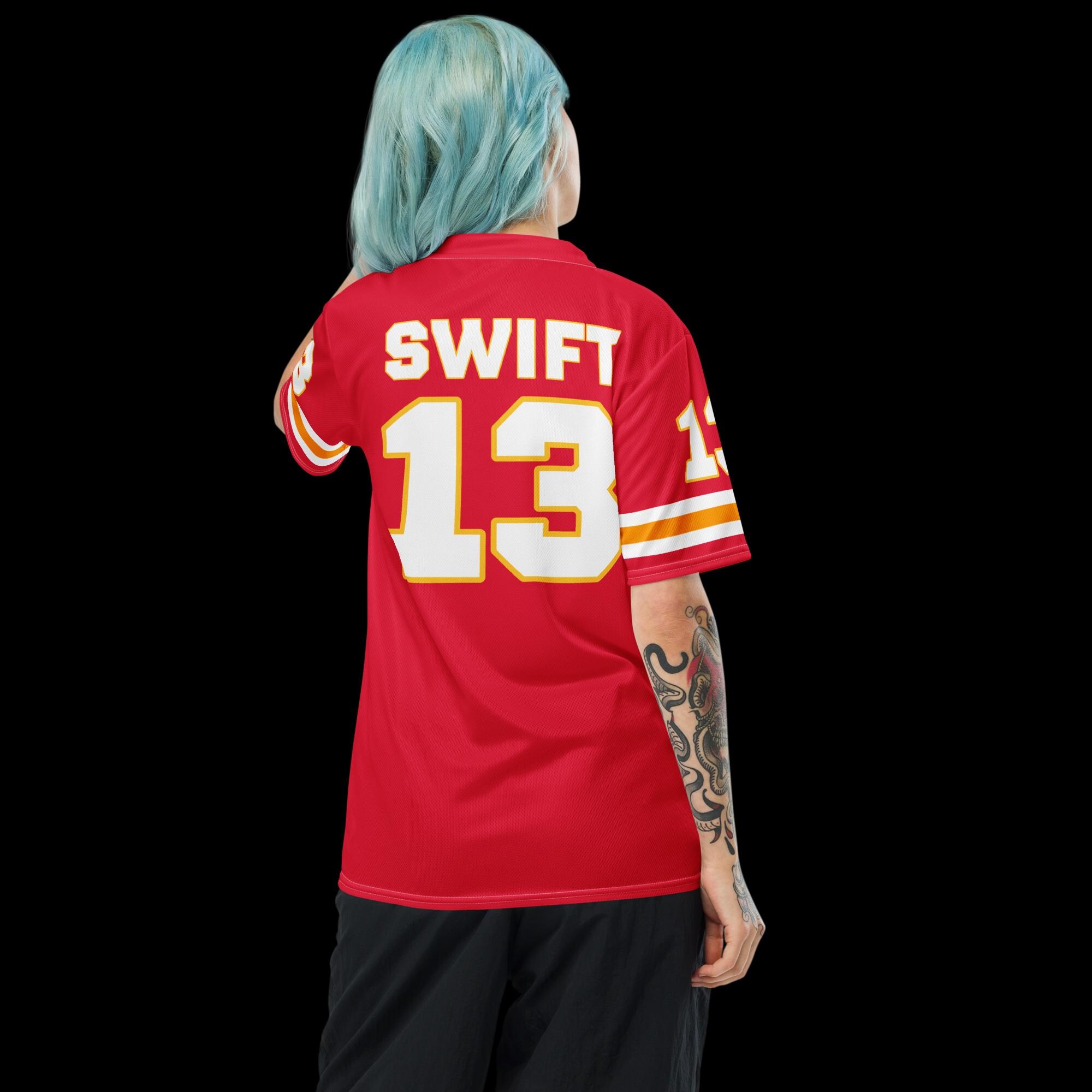 Swift 13 NFL Jersey, Kansas City Chiefs Football Shirt, Game Day Outfit ...