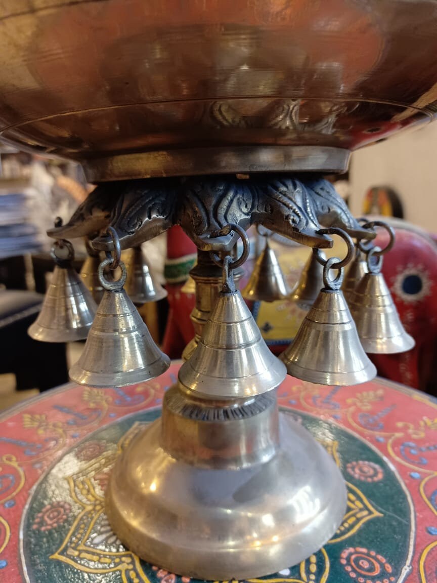 Big Size Brass Uruli , Traditional Bowl, Home Decor Gift, Indian Brass ...