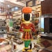 Handcrafted Wooden Guard Statue - Rajasthani Chowkidar Figurine for ...