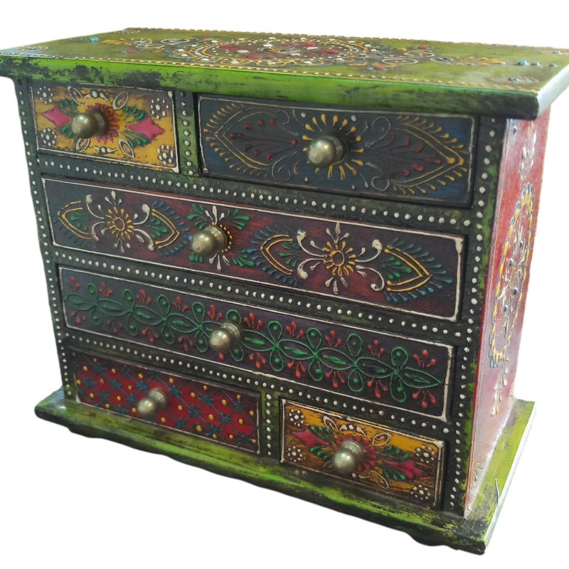 Painted Chest of Drawers - Etsy