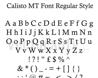 Calisto mt font history - zapsawe