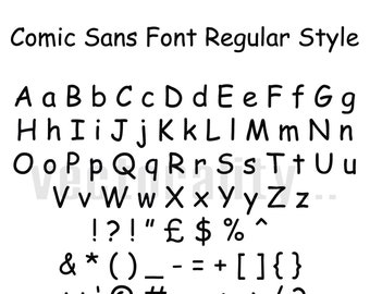 Cosmic Sans Font - Etsy