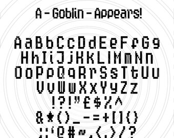 Goblin Letters Svg - Etsy