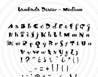 Dexter Font - Etsy Australia