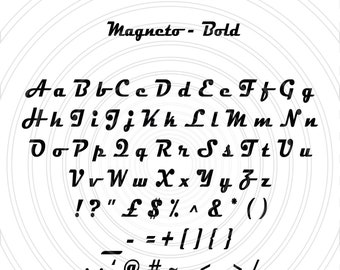 Magneto Bold Font - Etsy Australia