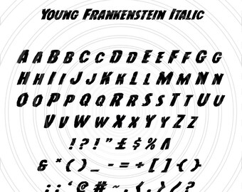 Young Frankenstein Svg - Etsy