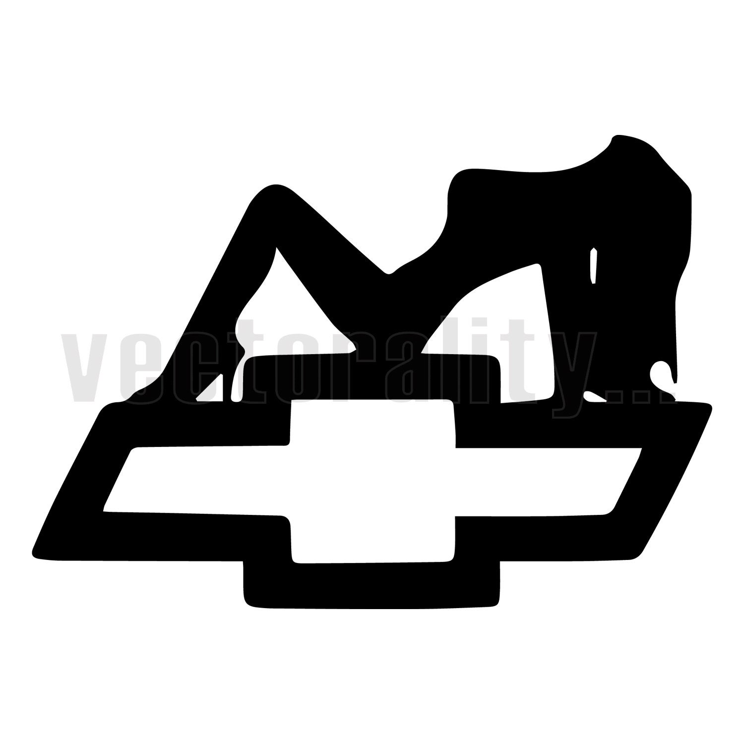 Chevy Mudflap Girl Lady Sexy Stripper Truck Car Vector Art Etsy Canada