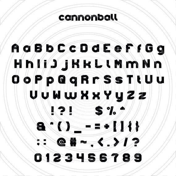 Cannonball Comic Comicbook Action Font Alphabet Letters Vector - Etsy