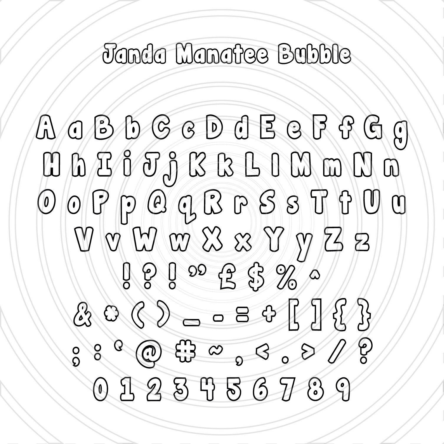 Bubble Letters To Copy And Paste Printable Form Templates And Letter