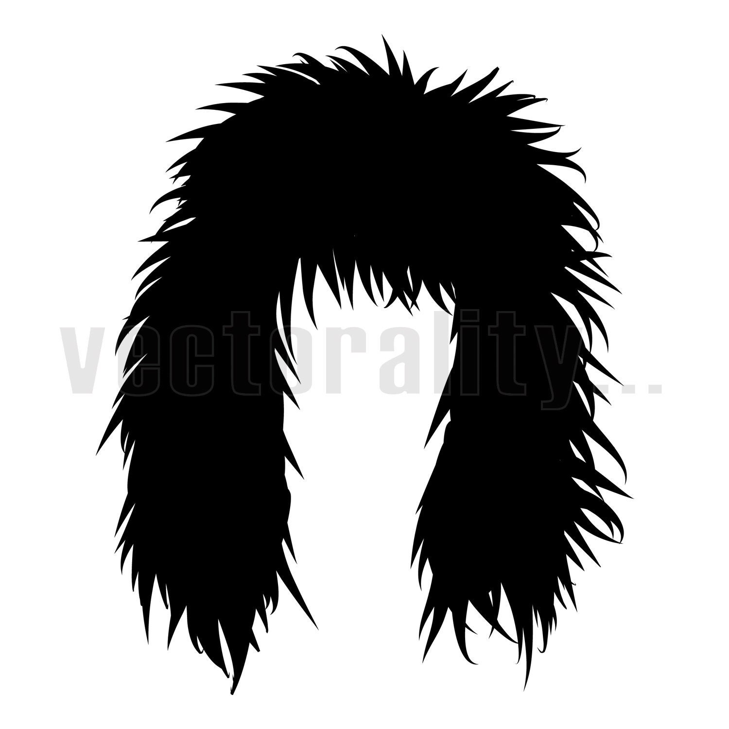 80s Rocker Silhouette