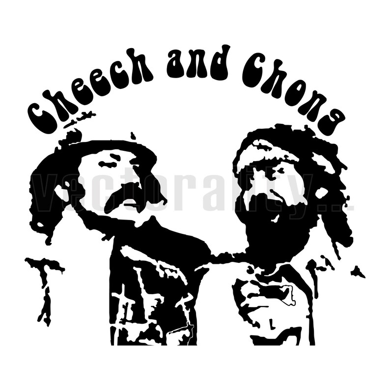 Cheech Chong Smoke 420 Weed Baked Classic Stoner Vector Art | Etsy