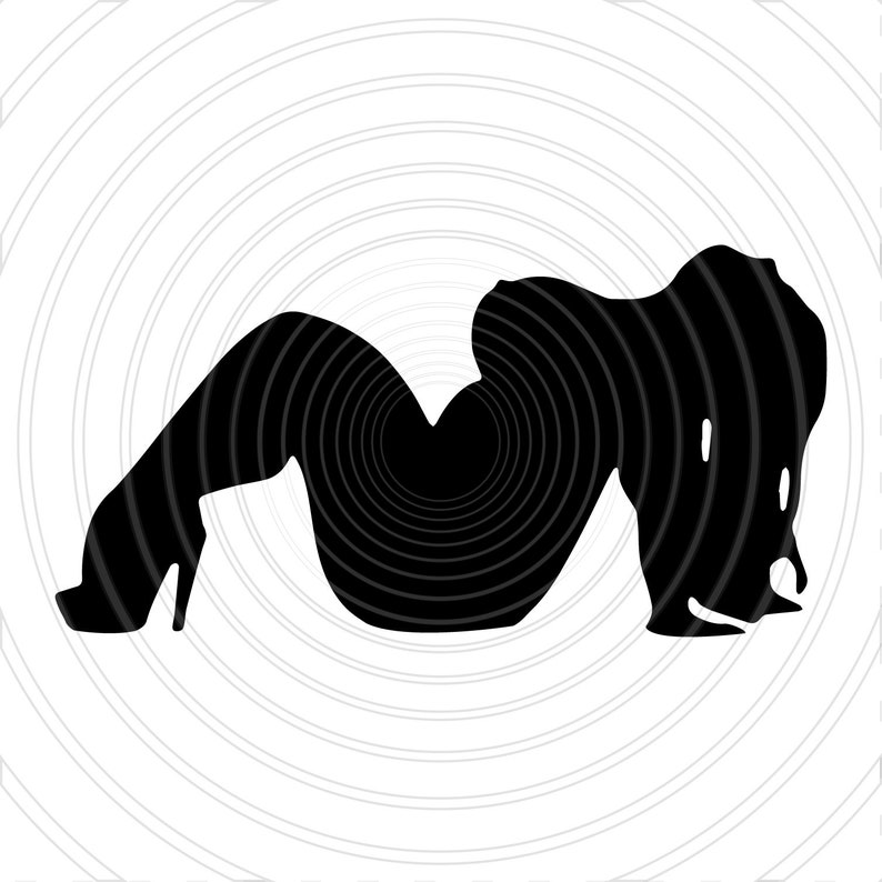 Thick Fat Curvy Mudflap Girl Lady Sexy Stripper Trucker Vector Etsy