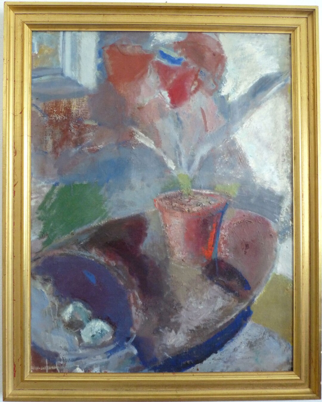 Expressionist, Blumenstillleben, Chr. Daugaard Mitte 20. Jh. - Etsy 日本