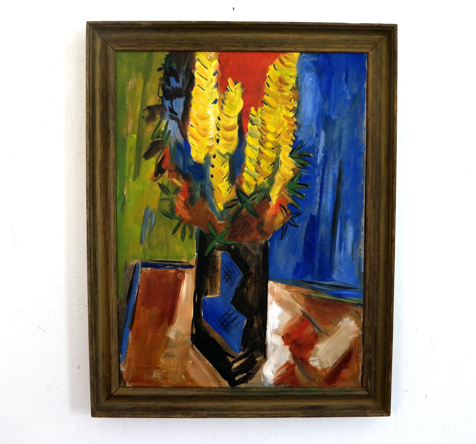 Expressionist Flowers in Vase 1st Half 20th Century - Etsy