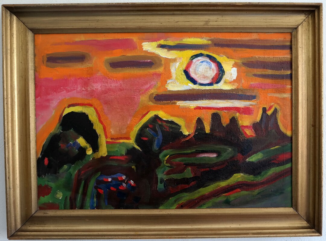 The Glow of the Sun. Expressionist 1st Half of the 20th - Etsy UK