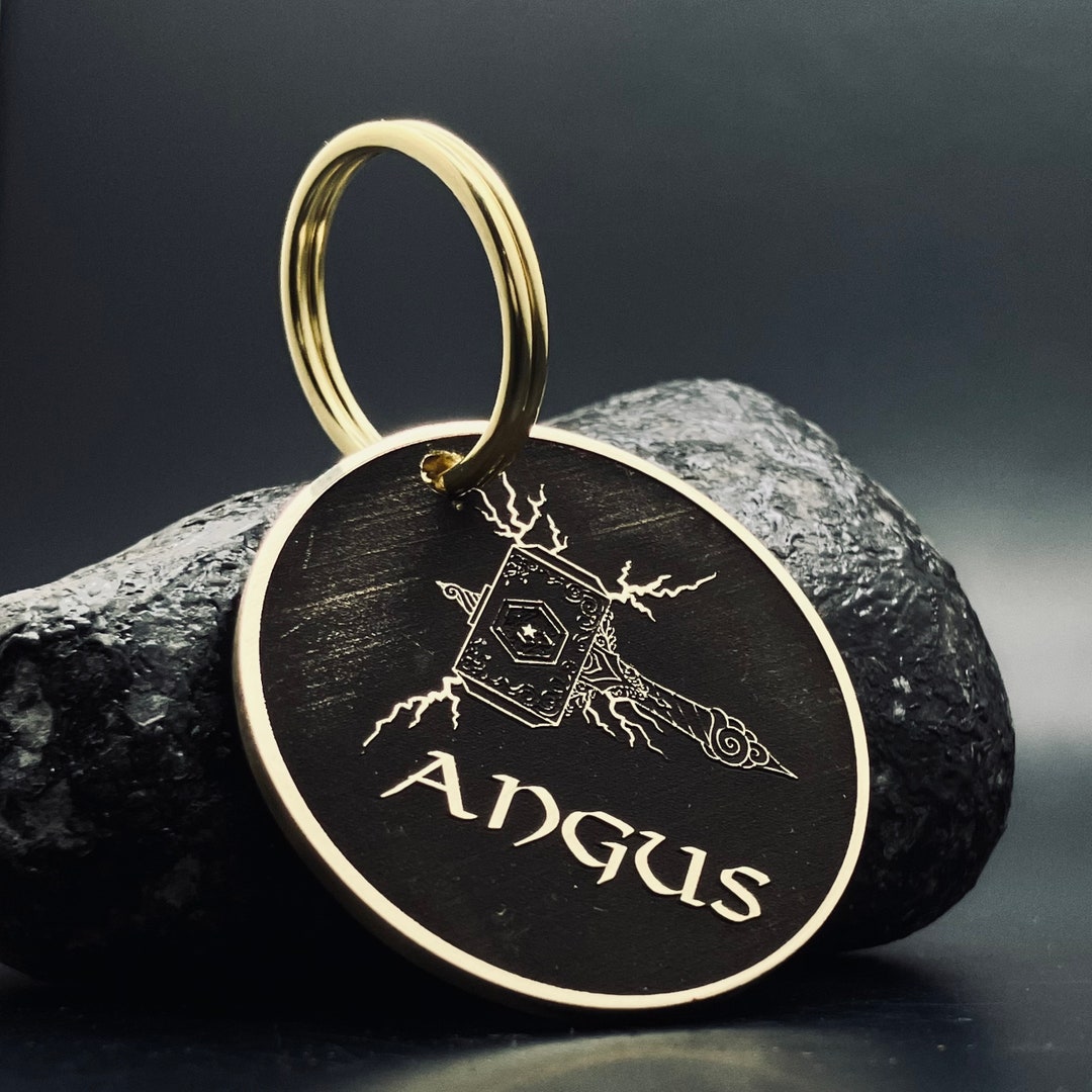 Custom Engraved Dog Tags: Thor's Hammer Odin - Etsy