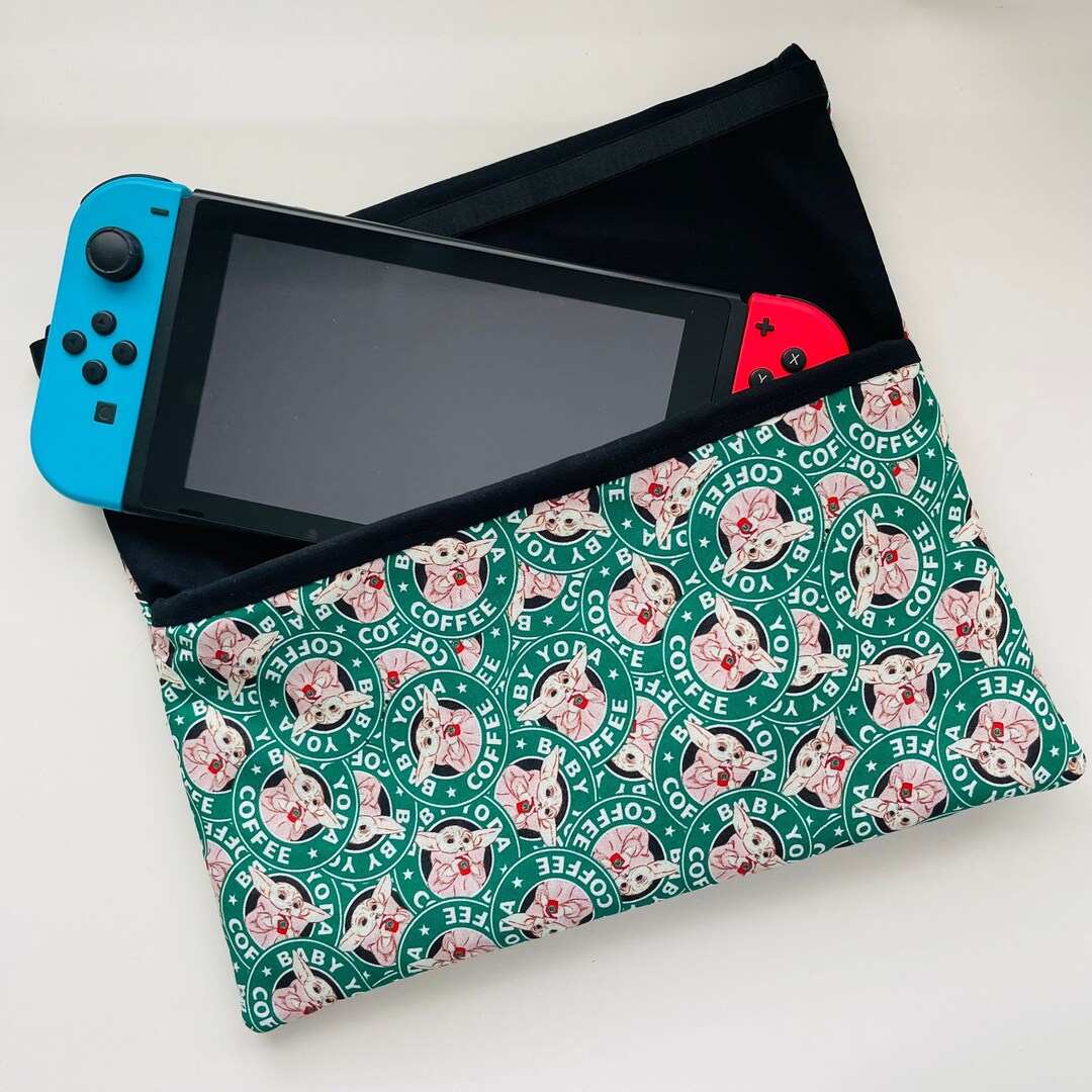 Nintendo Switch Carrying Case "the Kid & Coffee" Printed Linen Switch ...