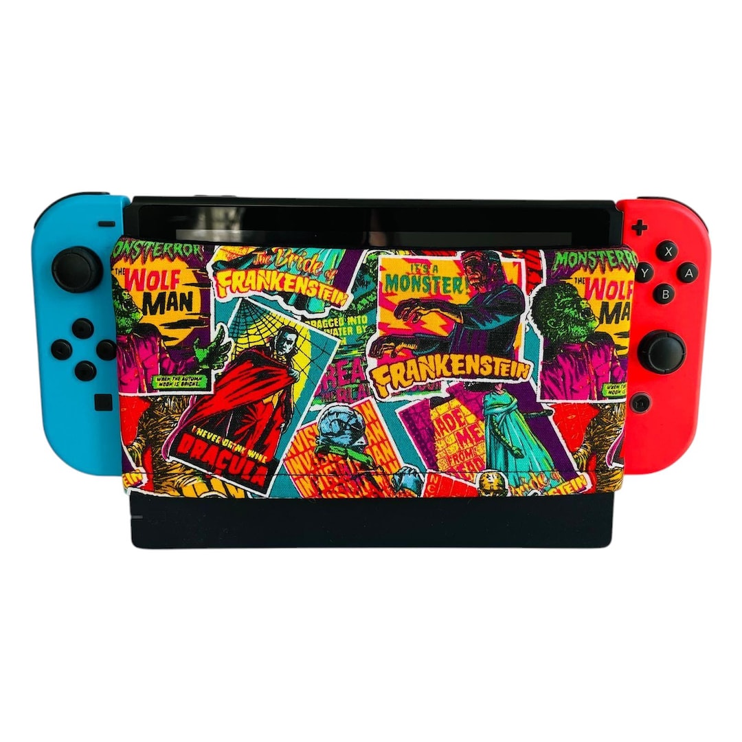 Retro Horror Movie Posters - Nintendo Switch Dock Sock / Horror Themed ...