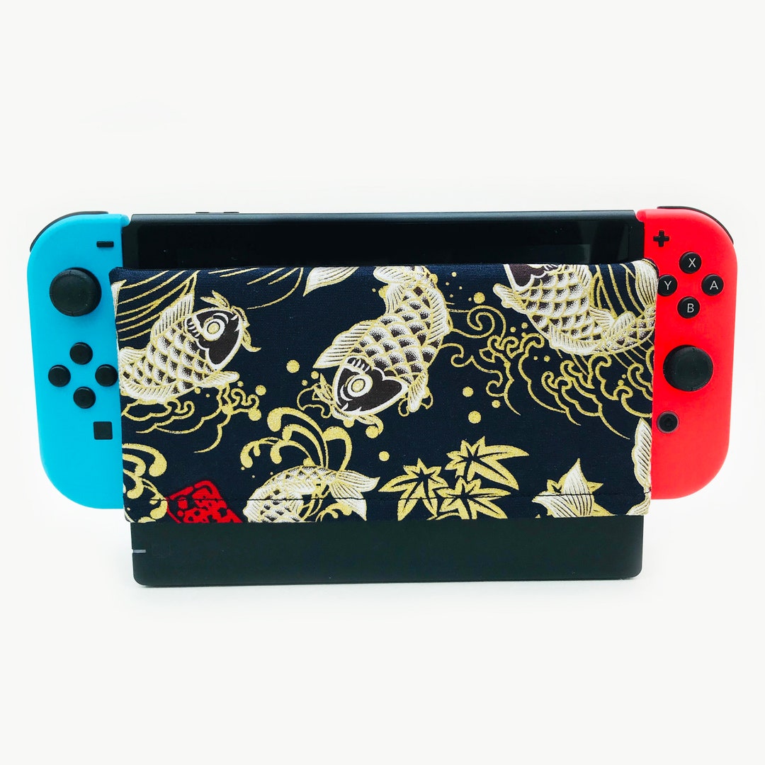 Nintendo Switch Dock Sock -"yokozuna Koi Fish" Japanese Style Switch ...
