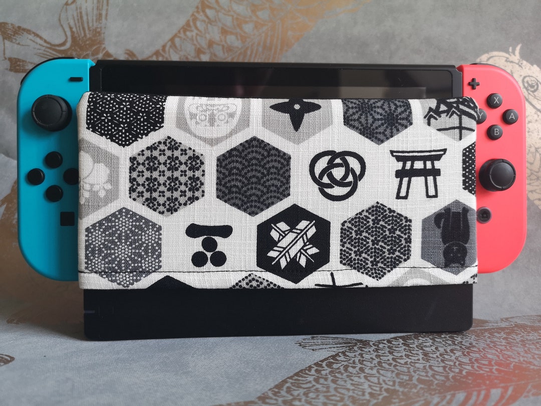 Nintendo Switch Dock Sock japan Kamon Switch Dock Cover Sleeve Cozy - Etsy