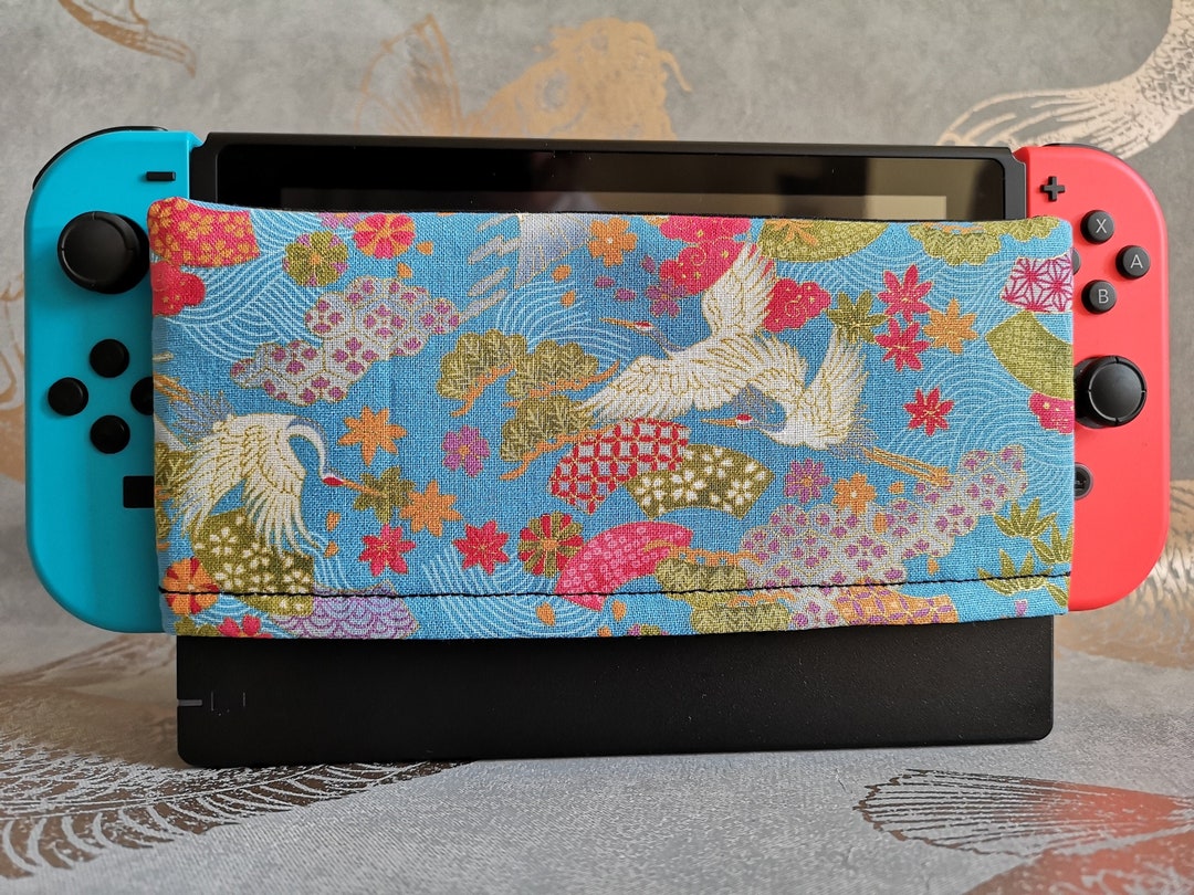 Japanese Crane Dock Sock for the Nintendo Switch -switch Dock Cover ...