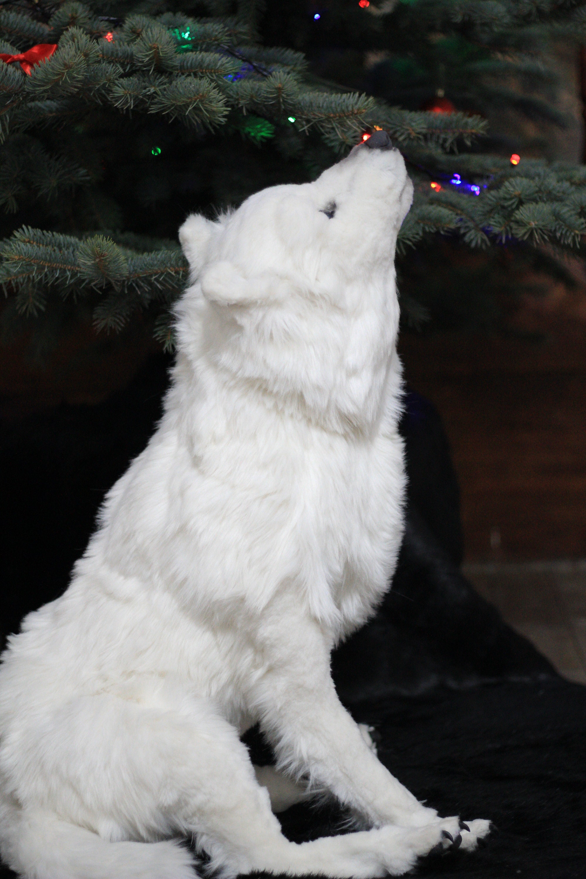 To Order White Wolf/realistic Stuffed Animal Toys/realistic White Wolf ...