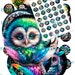 CAT EYES Blue Printable Craft Circles/cats Eye/animal Eye Images ...