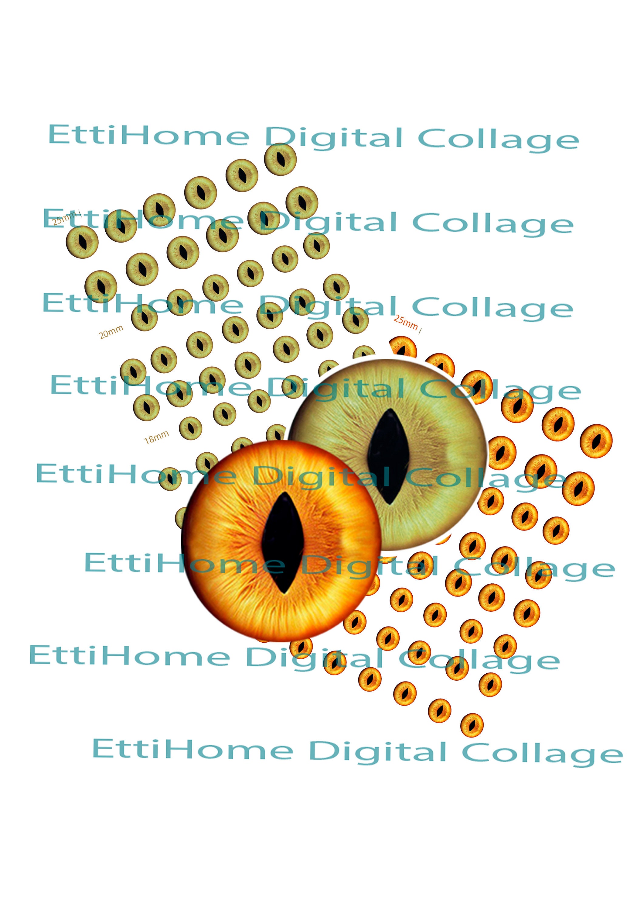 CAT EYES Blythe. Printable Craft Circles Cats Eye, Animal Eye Images ...