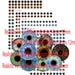Realistic Iris for Dolls and Toys. Round Pupil. Sizes 14mm, 12mm ...